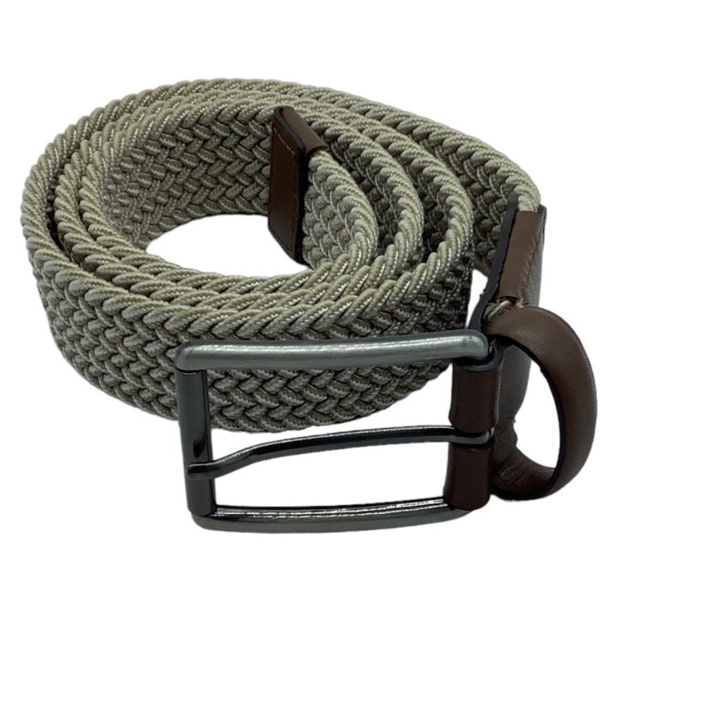 Webbed Flex Woven Braided Belt Men Medium 34" - 36" T… - Gem